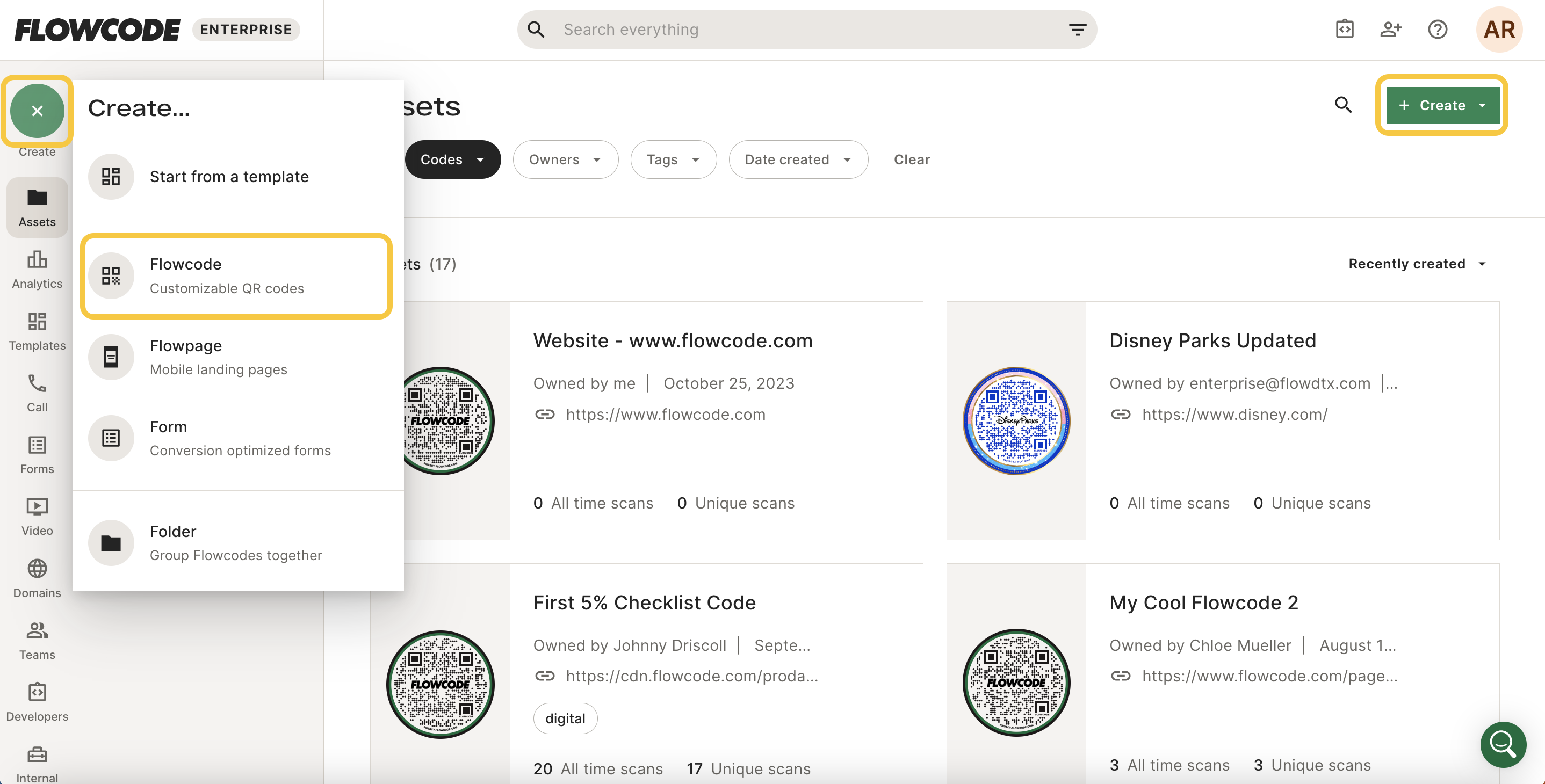 Creating a Flowcode | Go To Flowcode